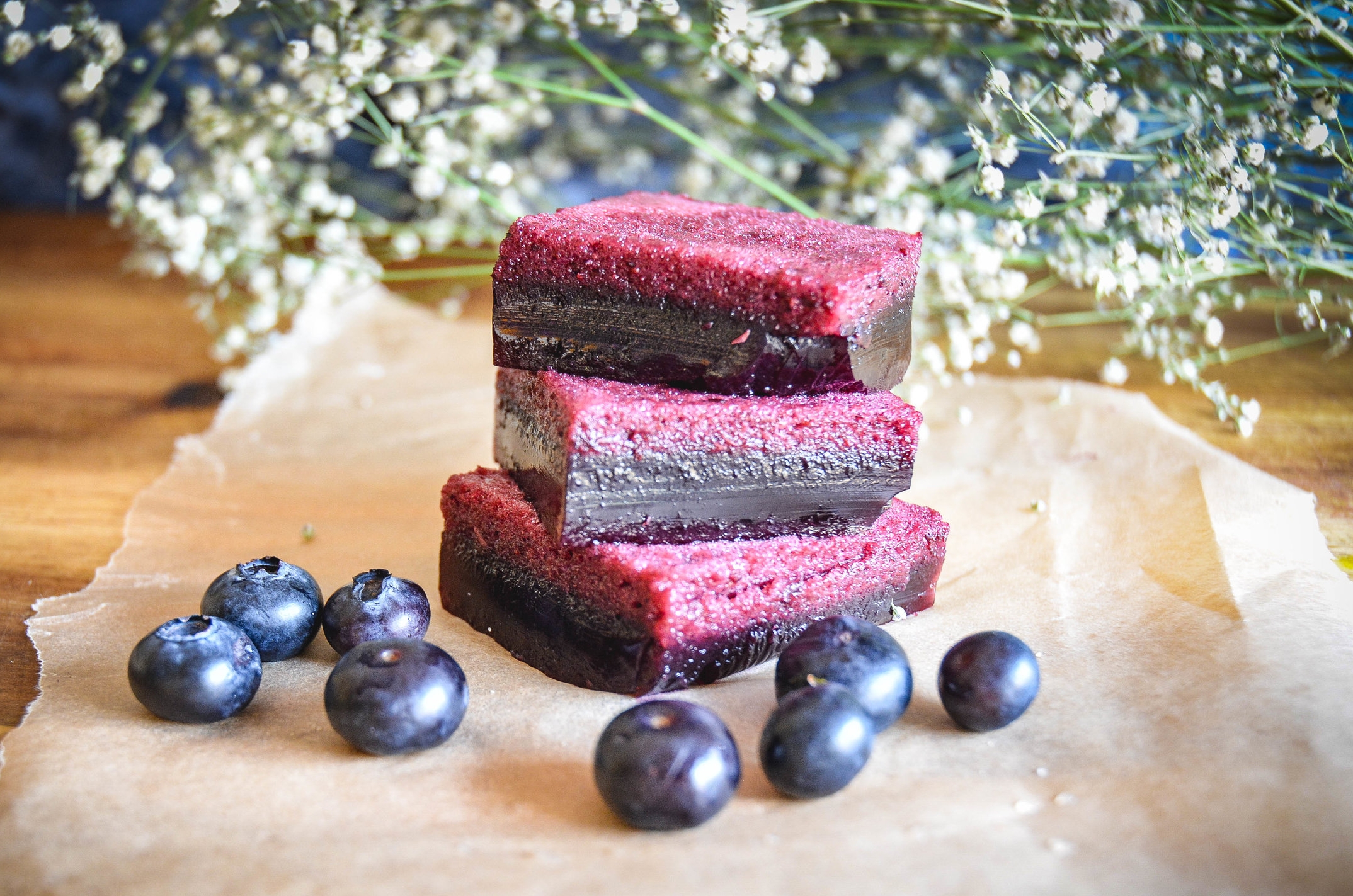 Easy And Healthy Real Gelatin Blueberry Jello Recipe - Calm Eats