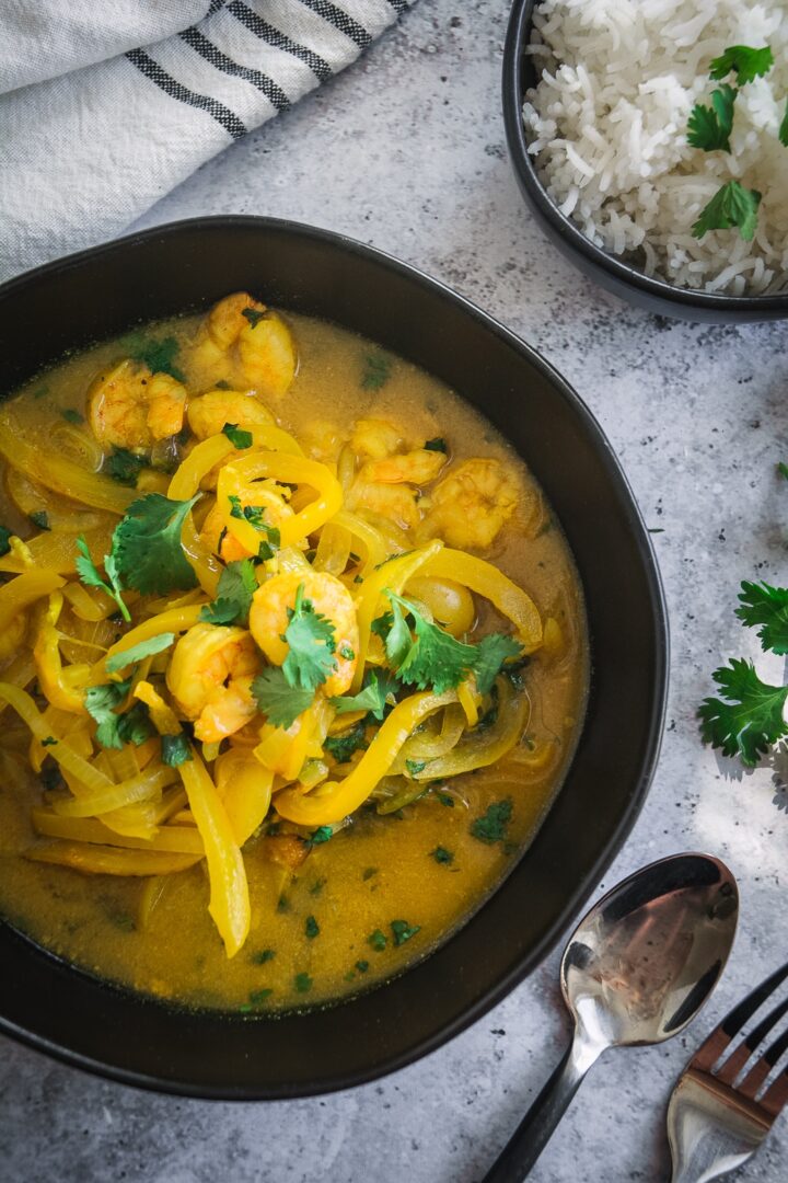 Shrimp Tagine with Preserved Lemon Puree - Calm Eats