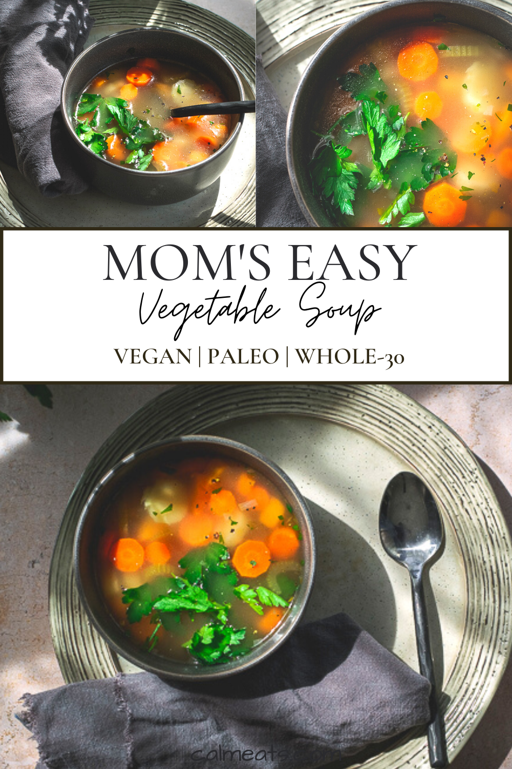 Mom's Easy Vegetable Soup - Calm Eats